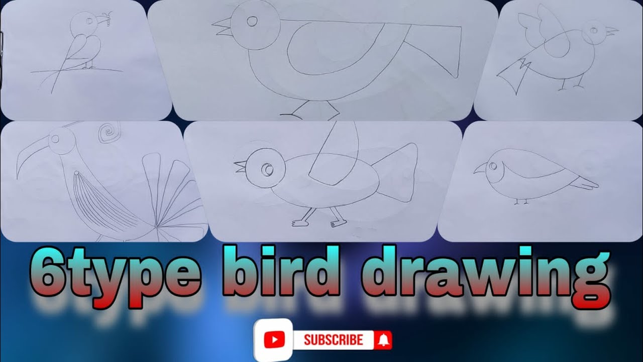How To Draw Bird Step By Step By Step Drawing Tutorial/Bird drawing ...