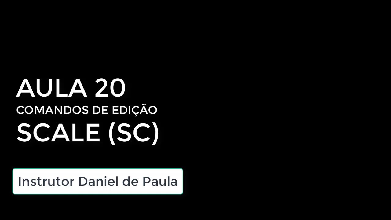Curso Rápido AutoCAD - Aula 20 - Comando Scale - YouTube