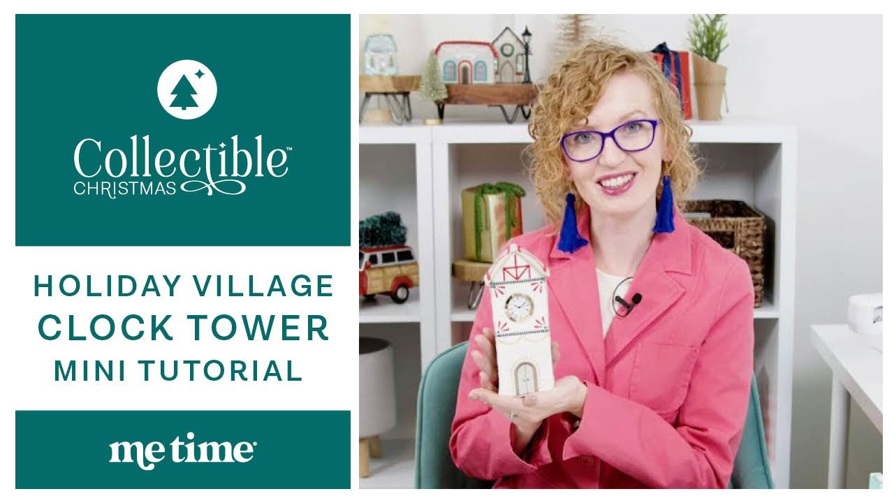 Collectible Christmas Mini Tutorial - The Clock Tower - YouTube