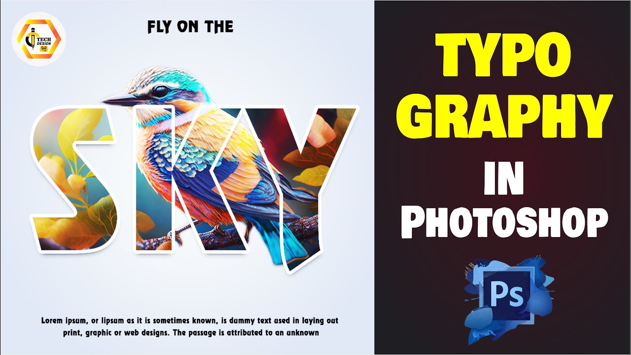 Typography in Photoshop | #manipulation - YouTube
