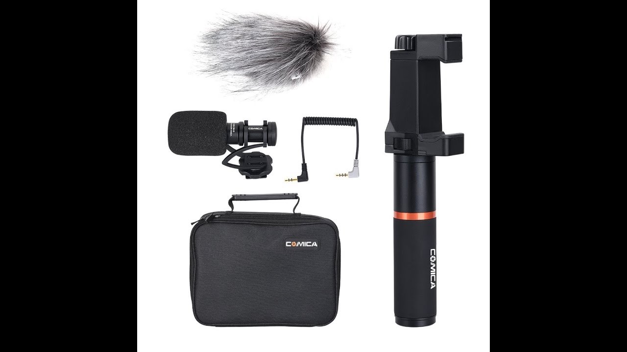 Best Professional VLOG Microphone Video Kit - VLOGGER Comica Smartphone ...