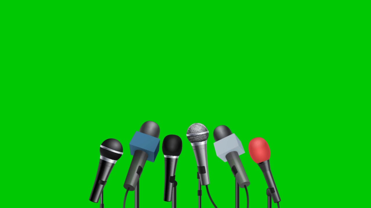 GREEN SCREEN NEWS MIC-1 - YouTube