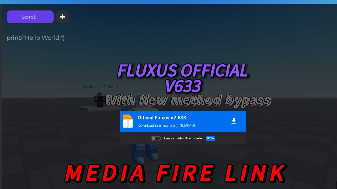 New and official fluxus v633 Latest version with method bypass - YouTube