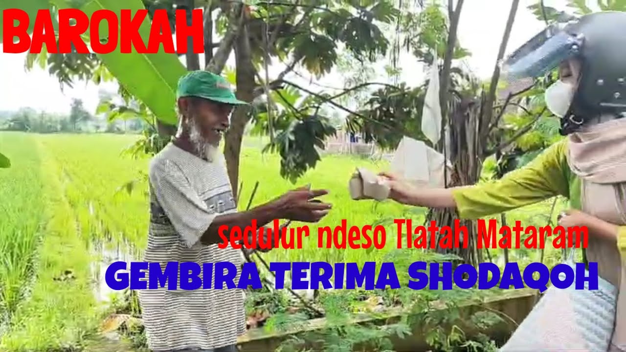 GERAKAN SHODAQOH BERJAMAAH‼️ Sedulur ndeso Tlatah Mataram antusias ...