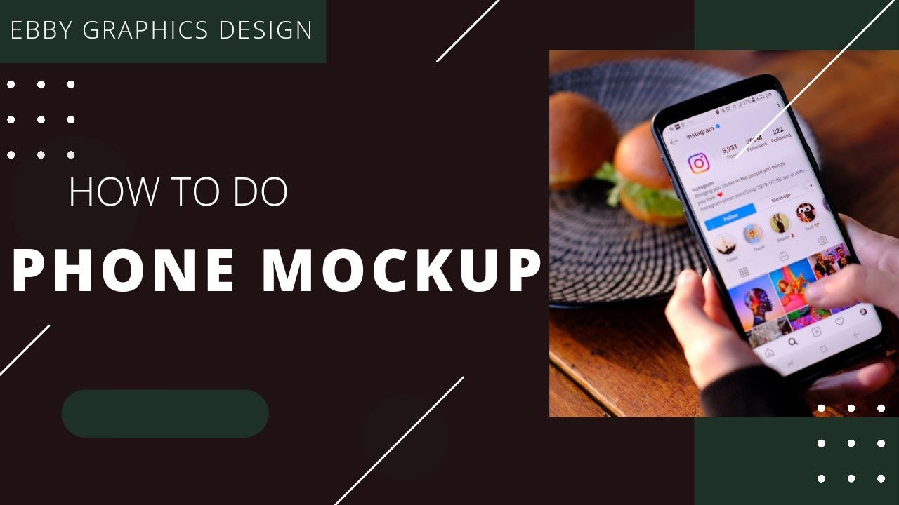 How To Mockup Video into Mobile Phone | Photoshop Tutorial | - YouTube