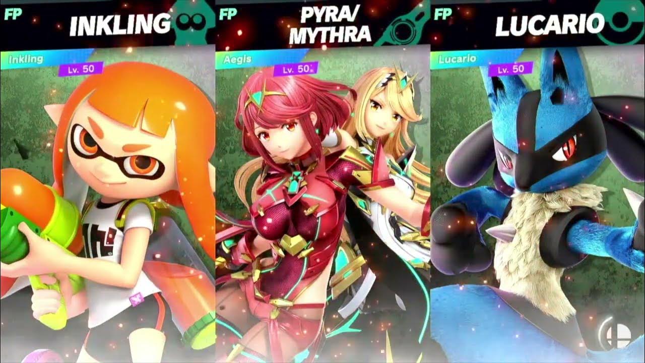 Super Smash Bros Ultimate Amiibo Fights 11pm Finals Inkling vs Aegis vs Lucario - YouTube