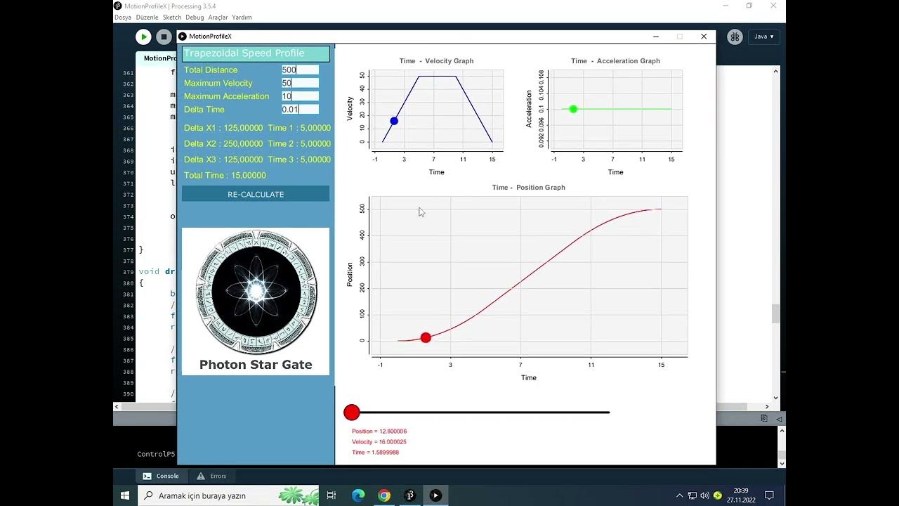 Trapezoidal Motion Profile - YouTube