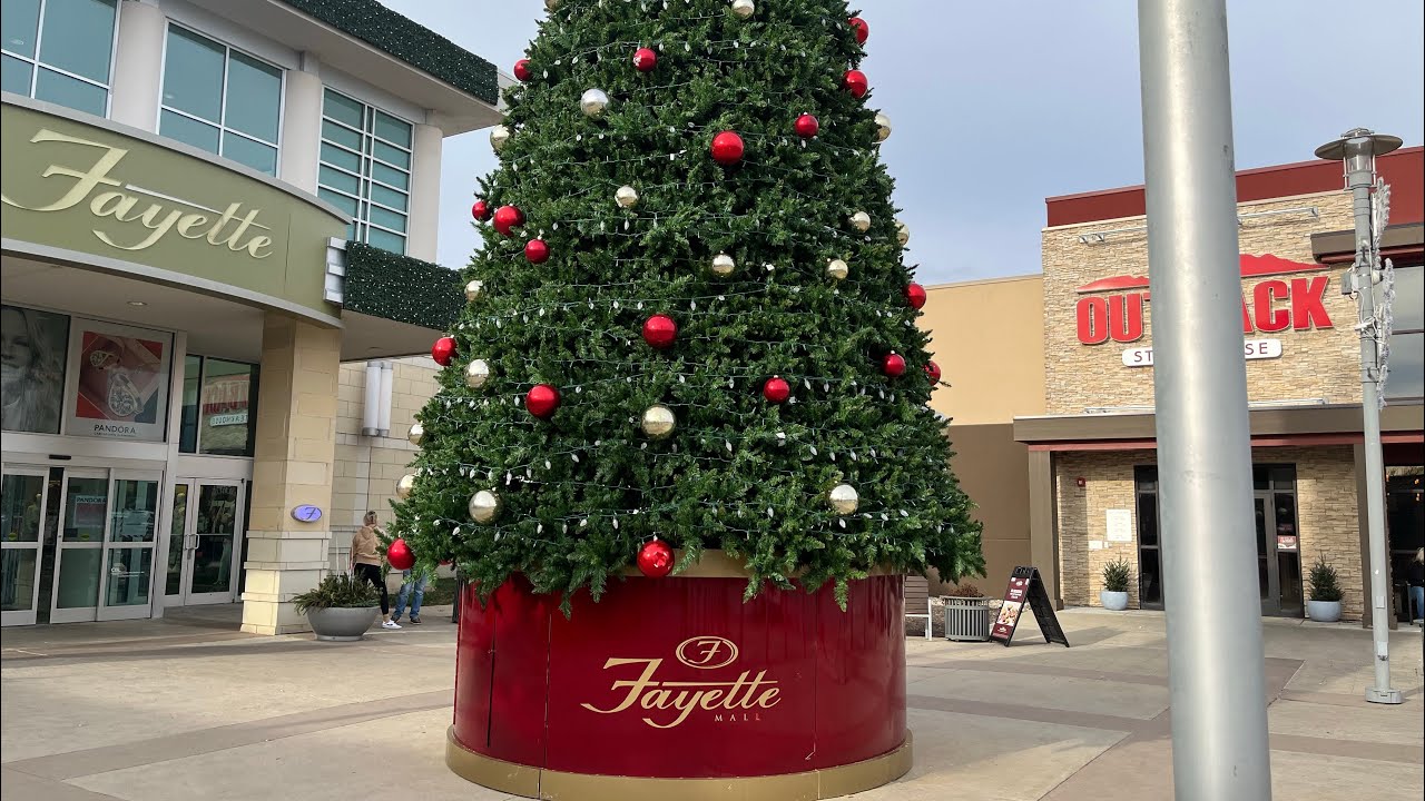A Christmasy Look Around Fayette Mall in Lexington,KY - YouTube