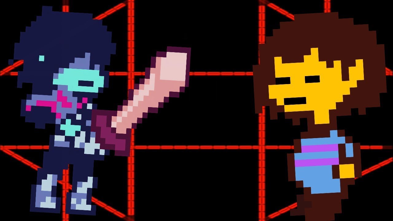 Fighting Frisk!? ~ Deltarune Frisk Battle - YouTube