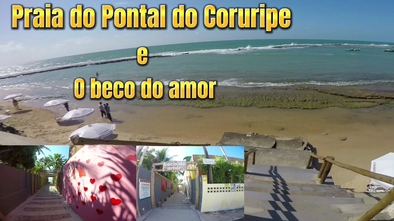 Praia do Pontal do Coruripe | o beco do amor um caminho lindo que leva ...