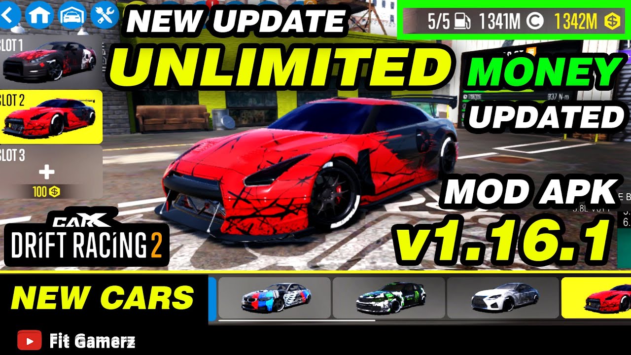 Carx Drift Racing 2 New Update latest v1.16.1 Mod Apk Unlimited Money ...
