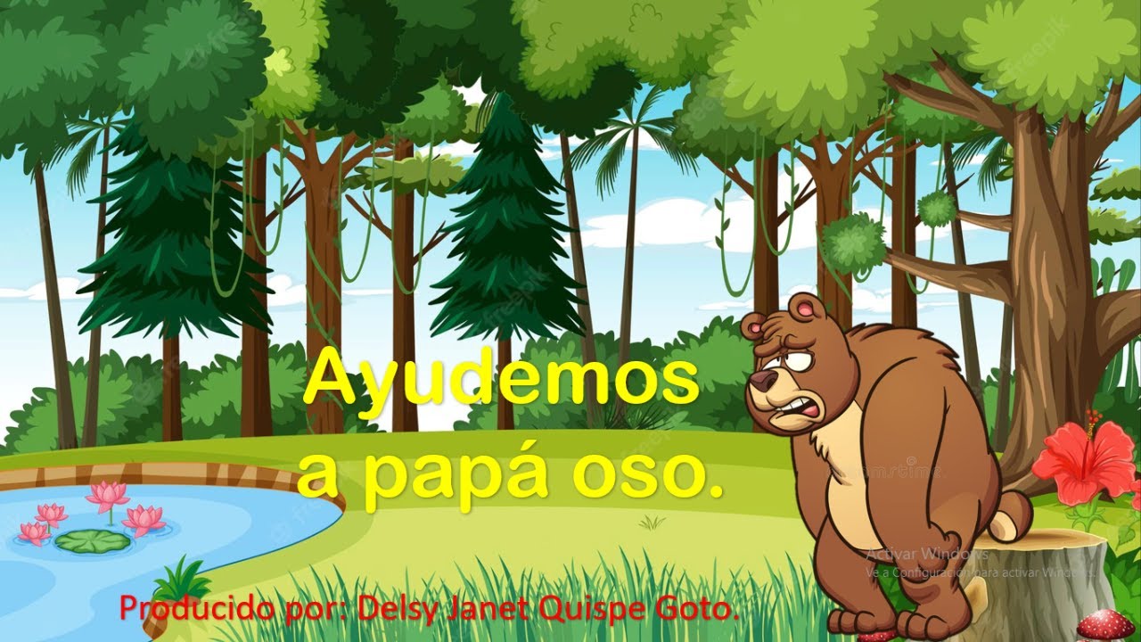 Ayudemos a papá oso. Cuento infantil - YouTube