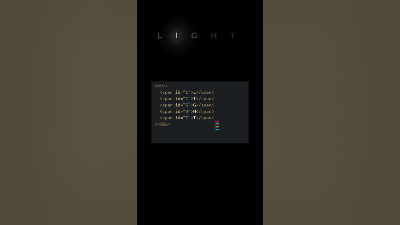 Glowing Text Animation using HTML & CSS | Light Text UI Design - YouTube