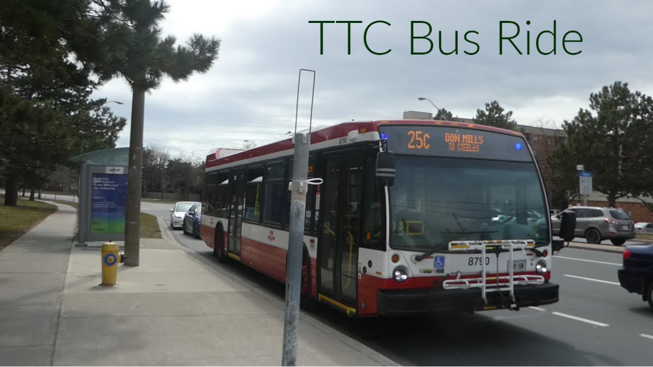 Toronto TTC 25C Don Mills Bus Ride - Full Route 4/3/2023 - YouTube