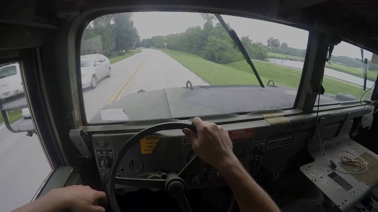 Humvee POV drive #1 - YouTube