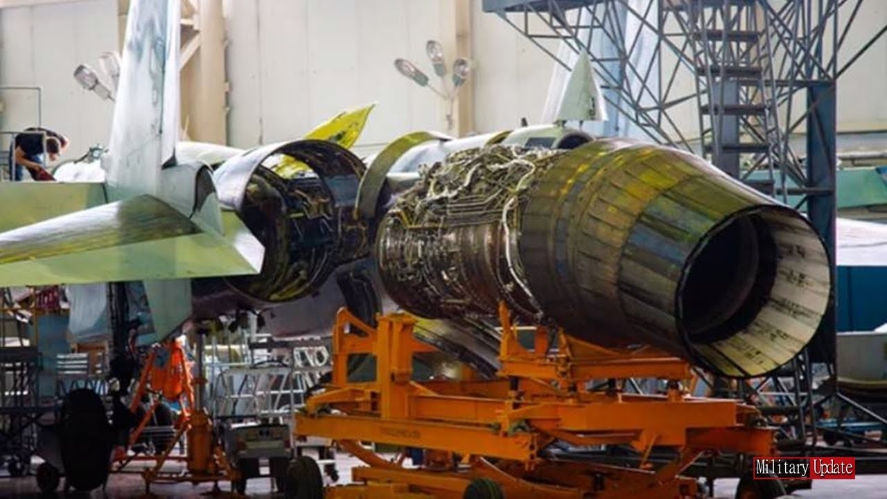 Finally, Putin showed off the terrifying Su-57 Engine production ...