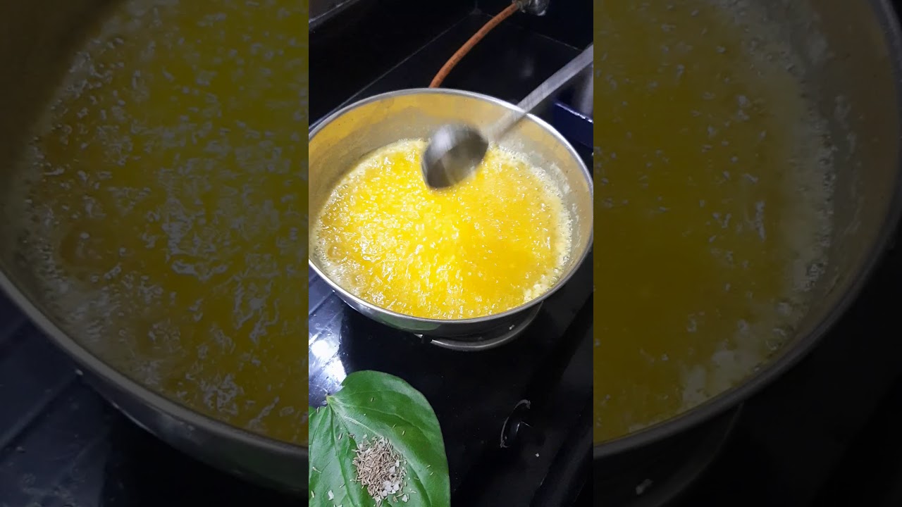 Melting ghee - YouTube