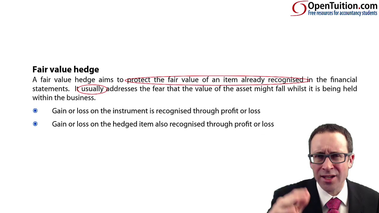 Hedging – Fair value hedge accounting - CIMA F3 lecture - YouTube