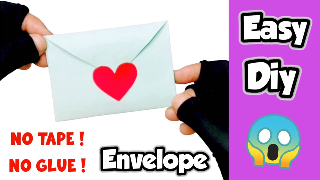 How to make envelope / Paper se envelope kaise banaen / DIY easy envelope making ideas #envelope ...