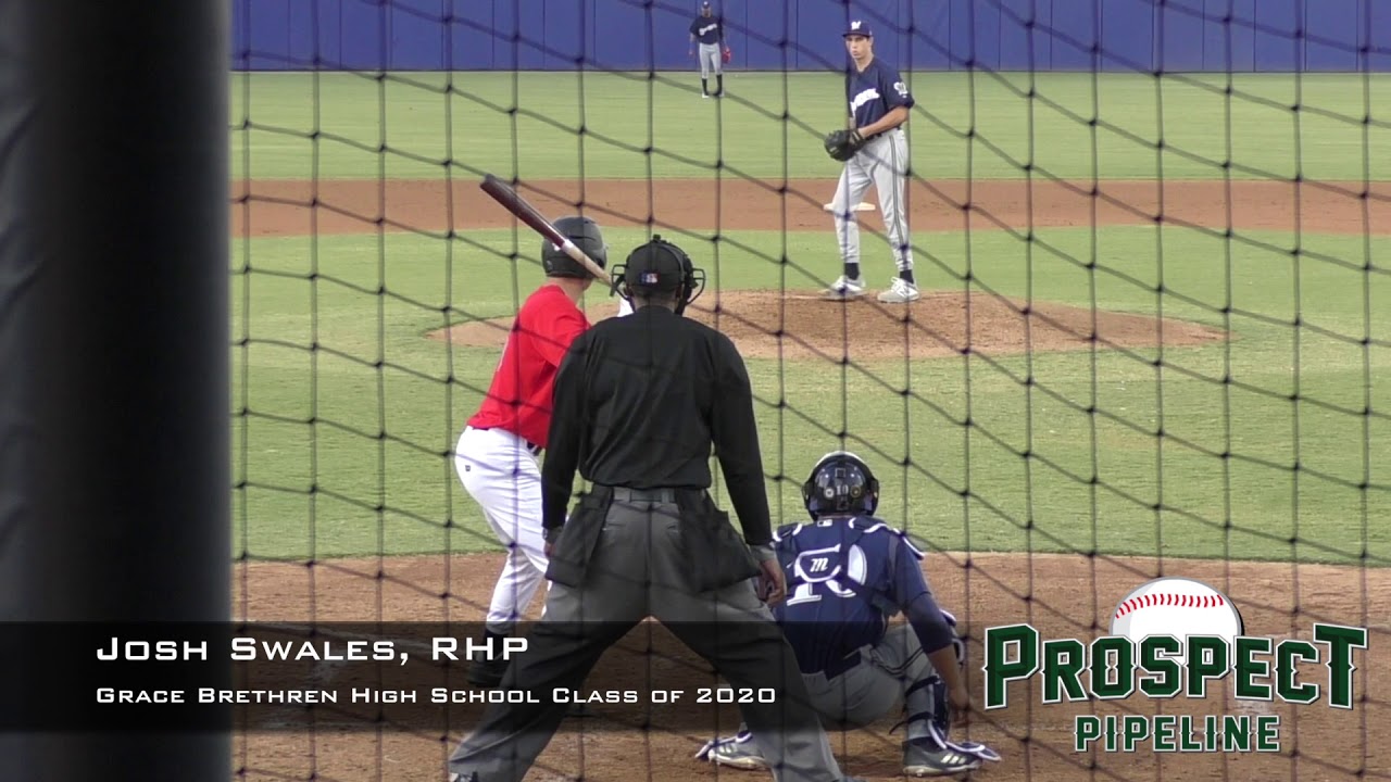 Josh Swales Prospect Video, RHP, Grace Brethren High School Class of ...