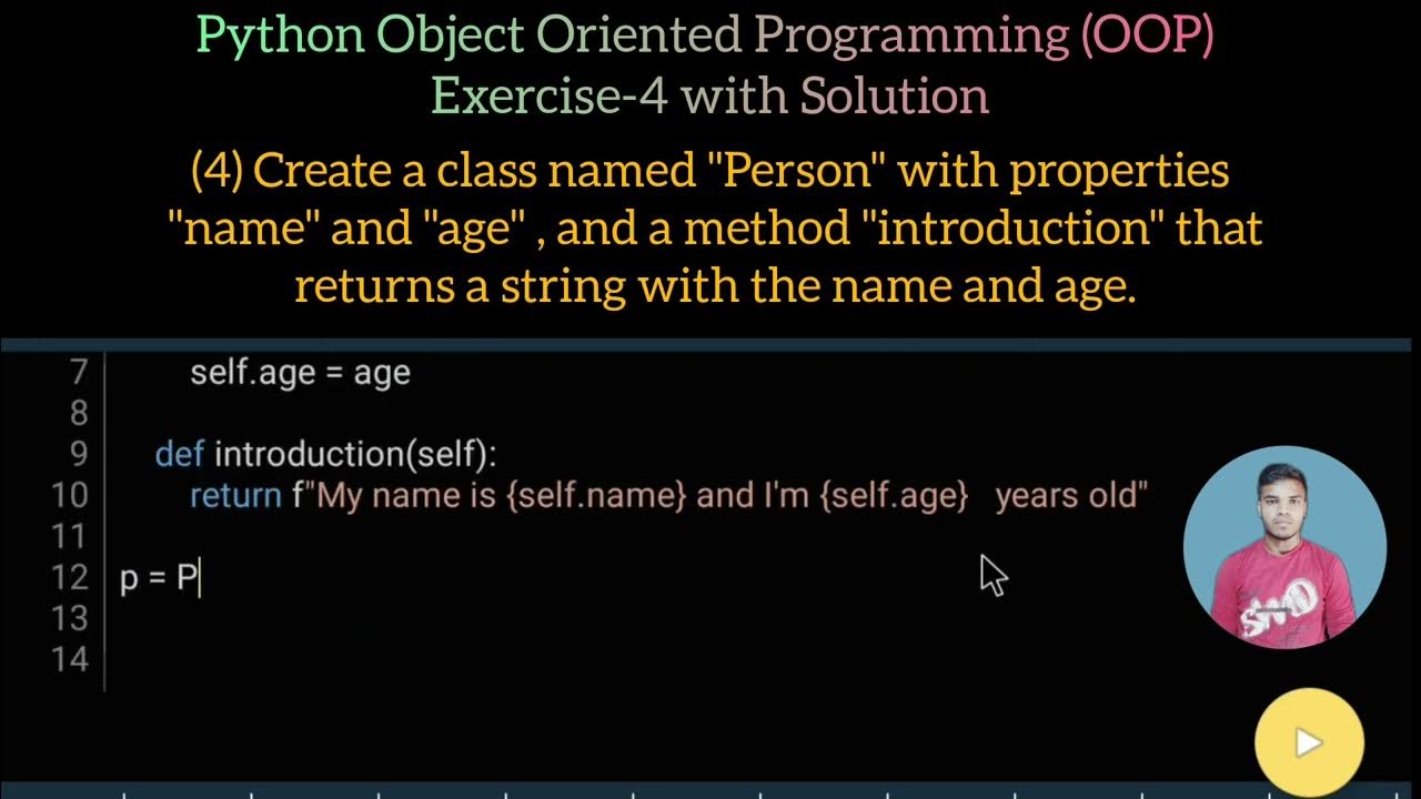 Python OOP Problem Solving (4) - YouTube