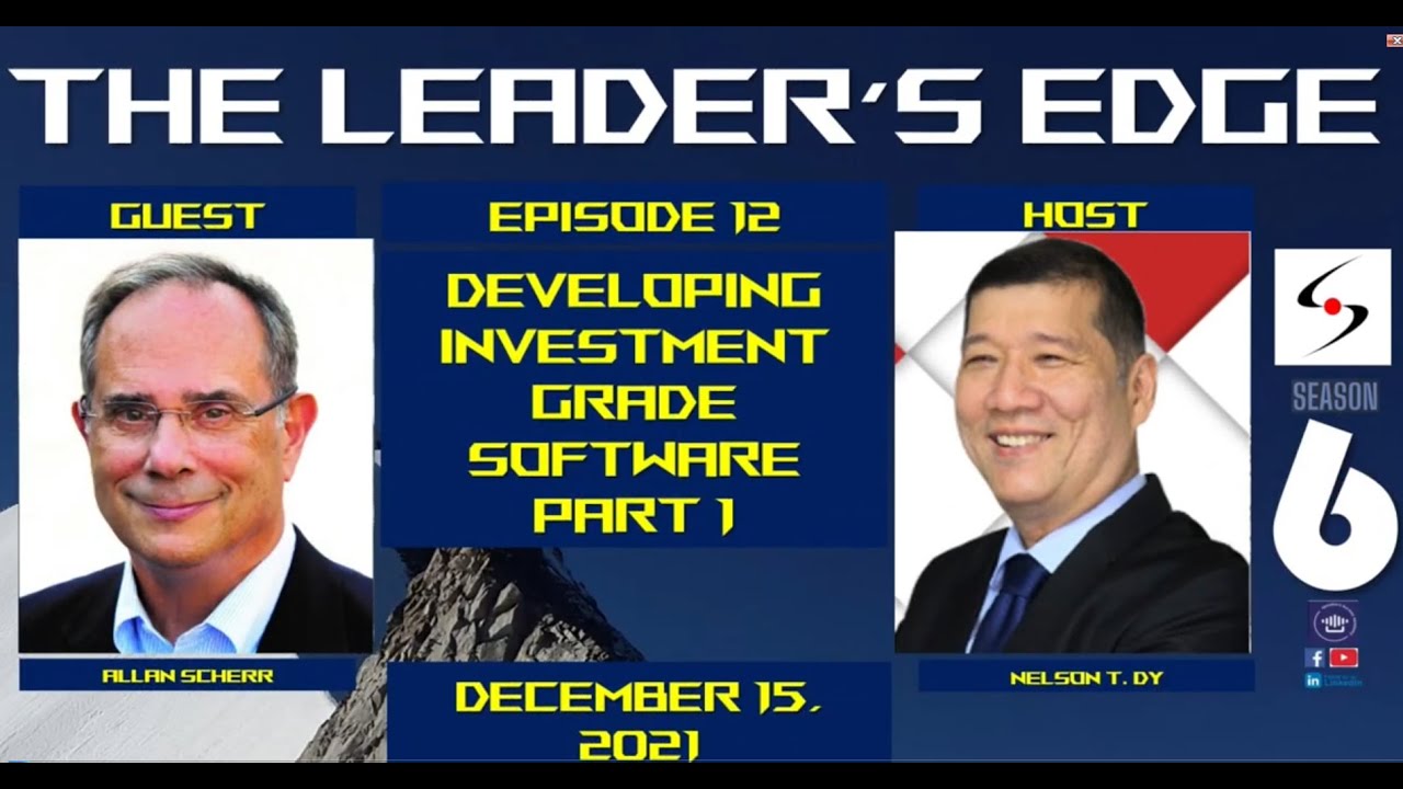 Dr Allan Scherr Developing Investment Grade Software Intro - YouTube