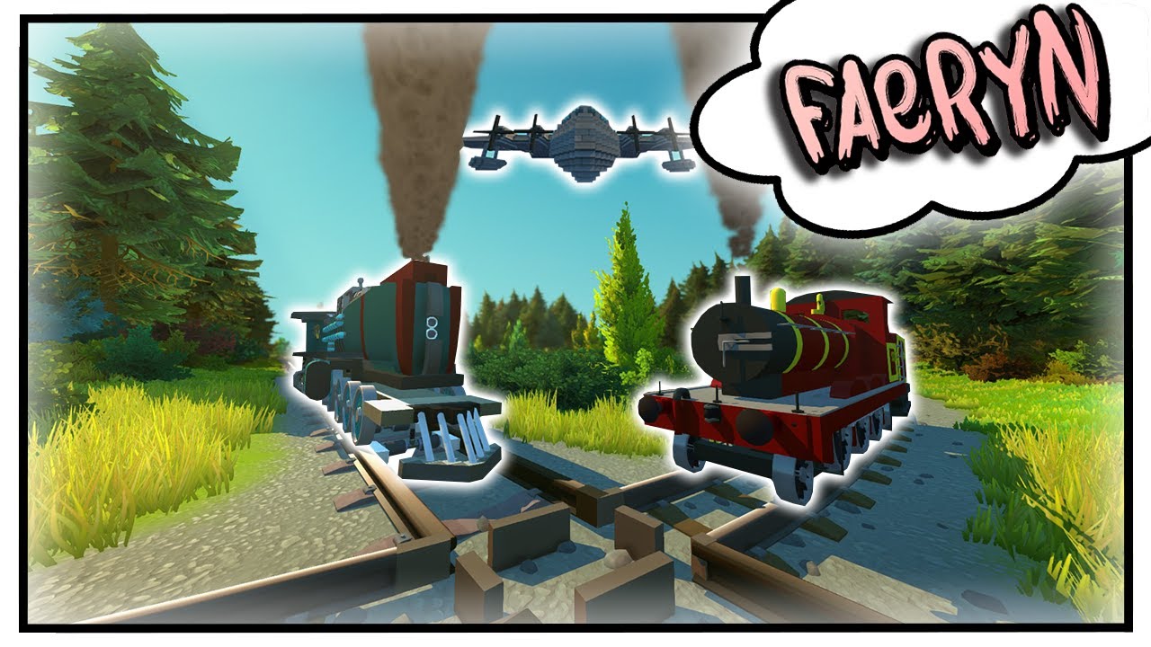 Absolutely Insane Train Island! | Scrap Mechanic Creations - YouTube