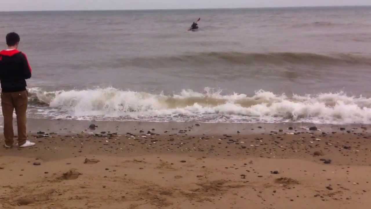 GCSE Geography Mappleton Wave Count with Canoe - YouTube