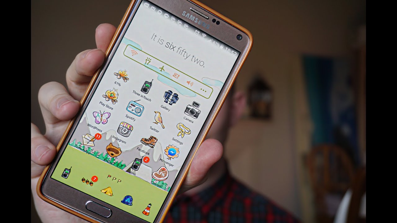How To - Note 4 Dodol Launcher & Total Customization (Country Summer ...