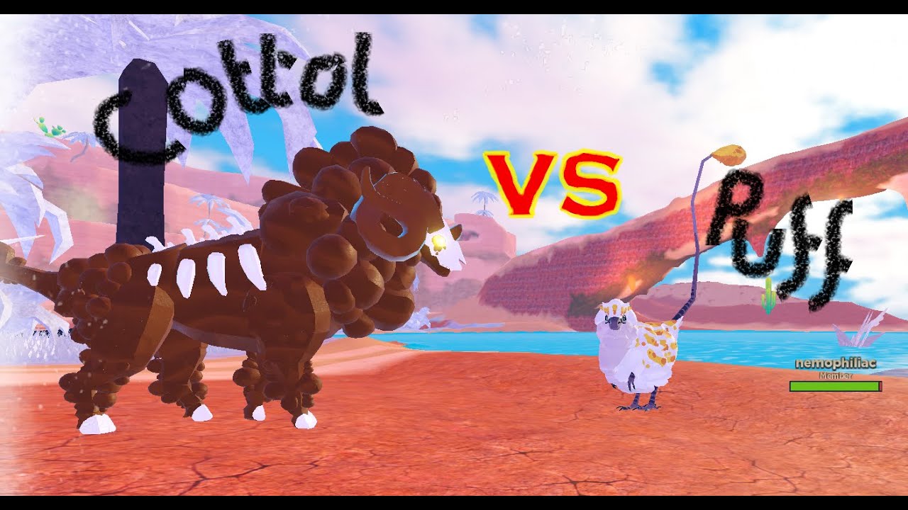 Roblox ~ Creatures Of Sonaria | Puff Vs Cottol - YouTube