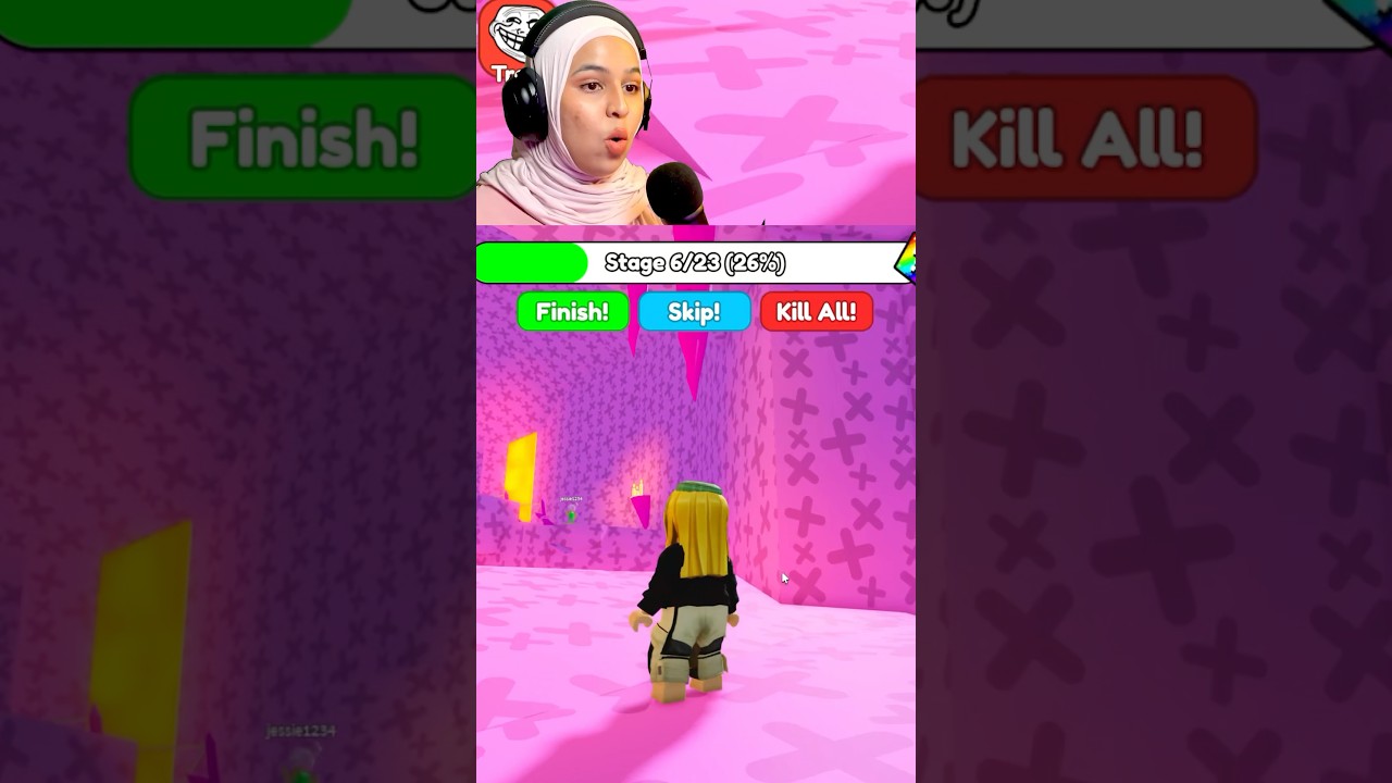 Gua Neon Pink 😍🔥#shorts #roblox #splanki #sprunki #obby #gaming # ...