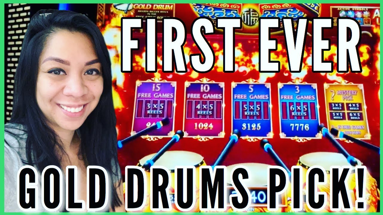 $500 into Dancing Drums EXPLOSION & FINALLY got the GOLD DRUM BONUS ...