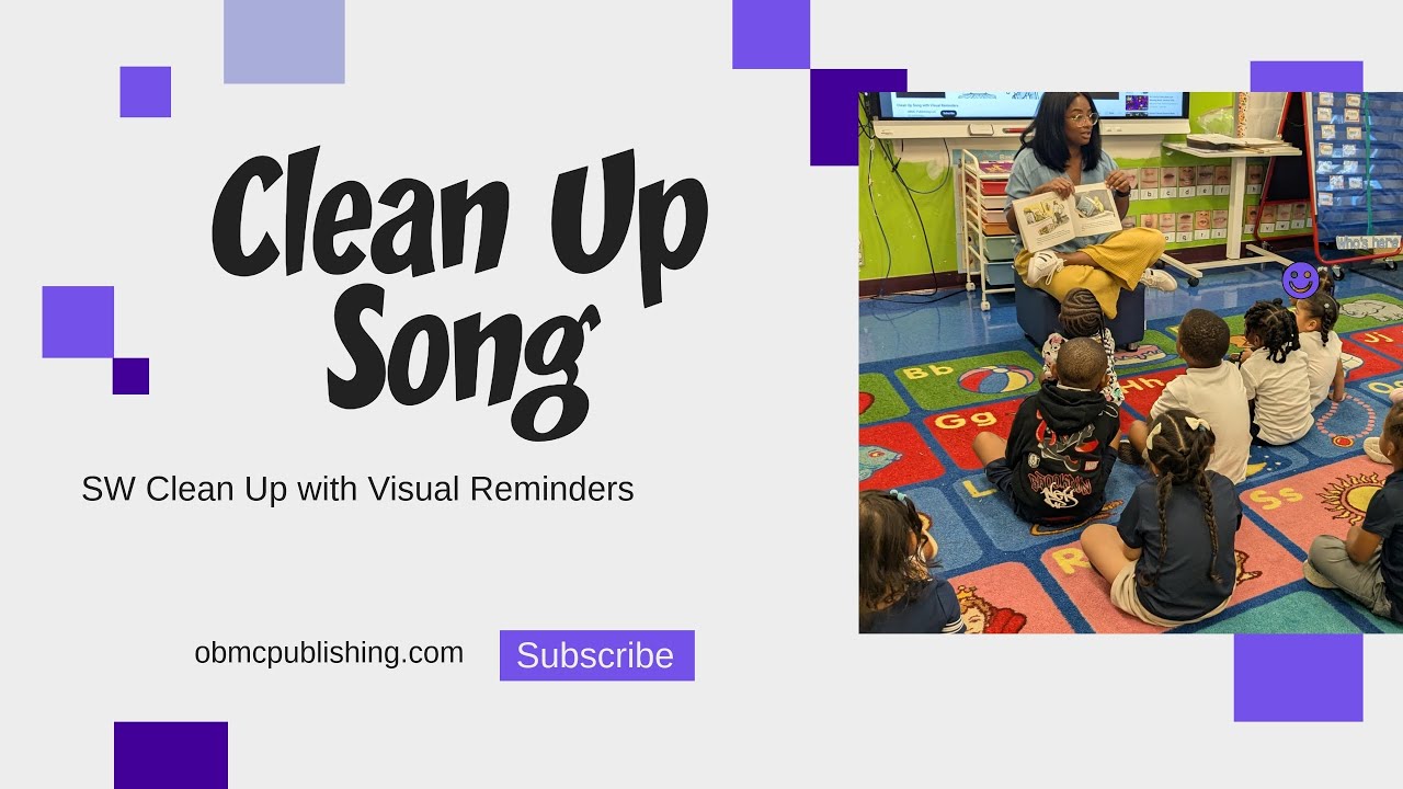 Clean Up Song with Visual Reminders - YouTube