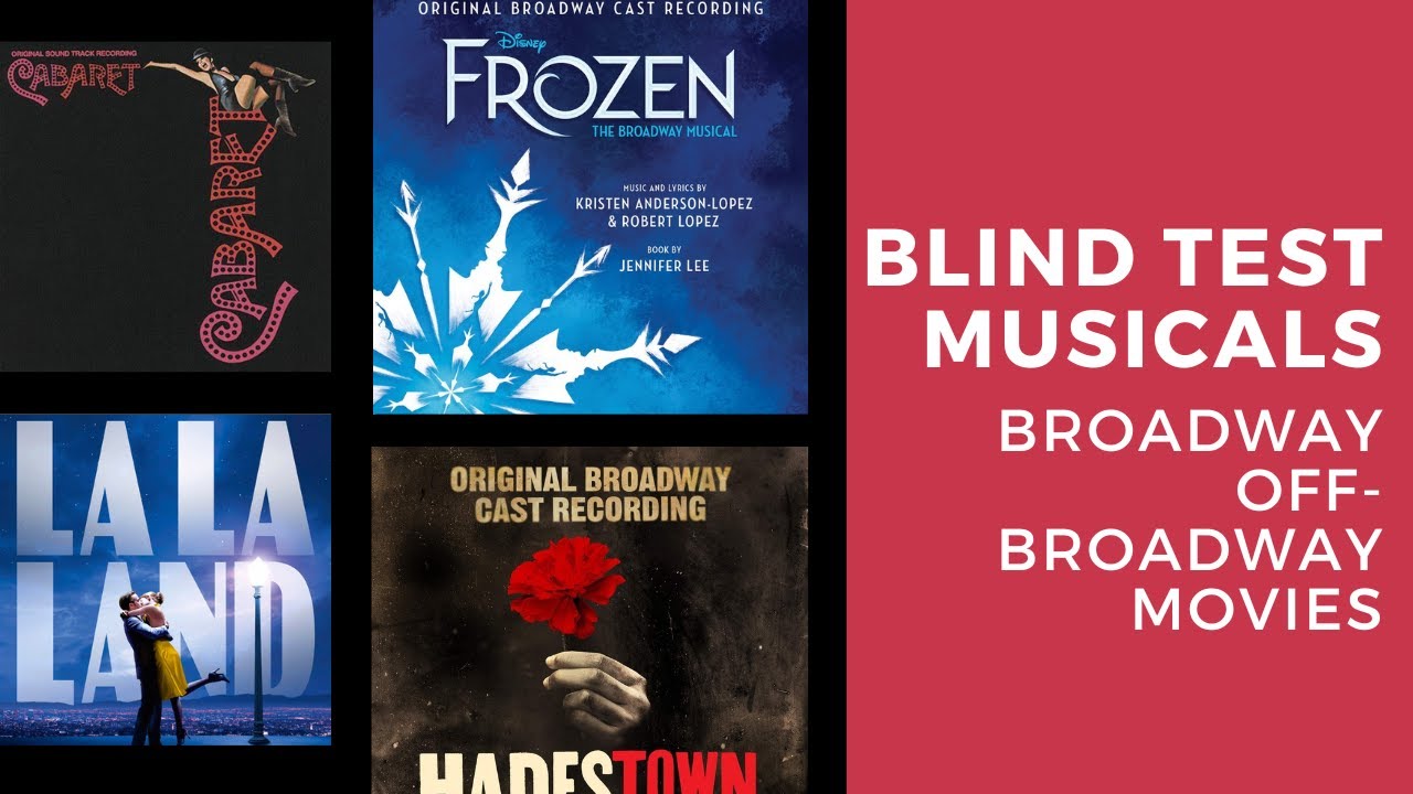 Blind Test Musicals #2 (Broadway, off-Broadway, movies) - YouTube