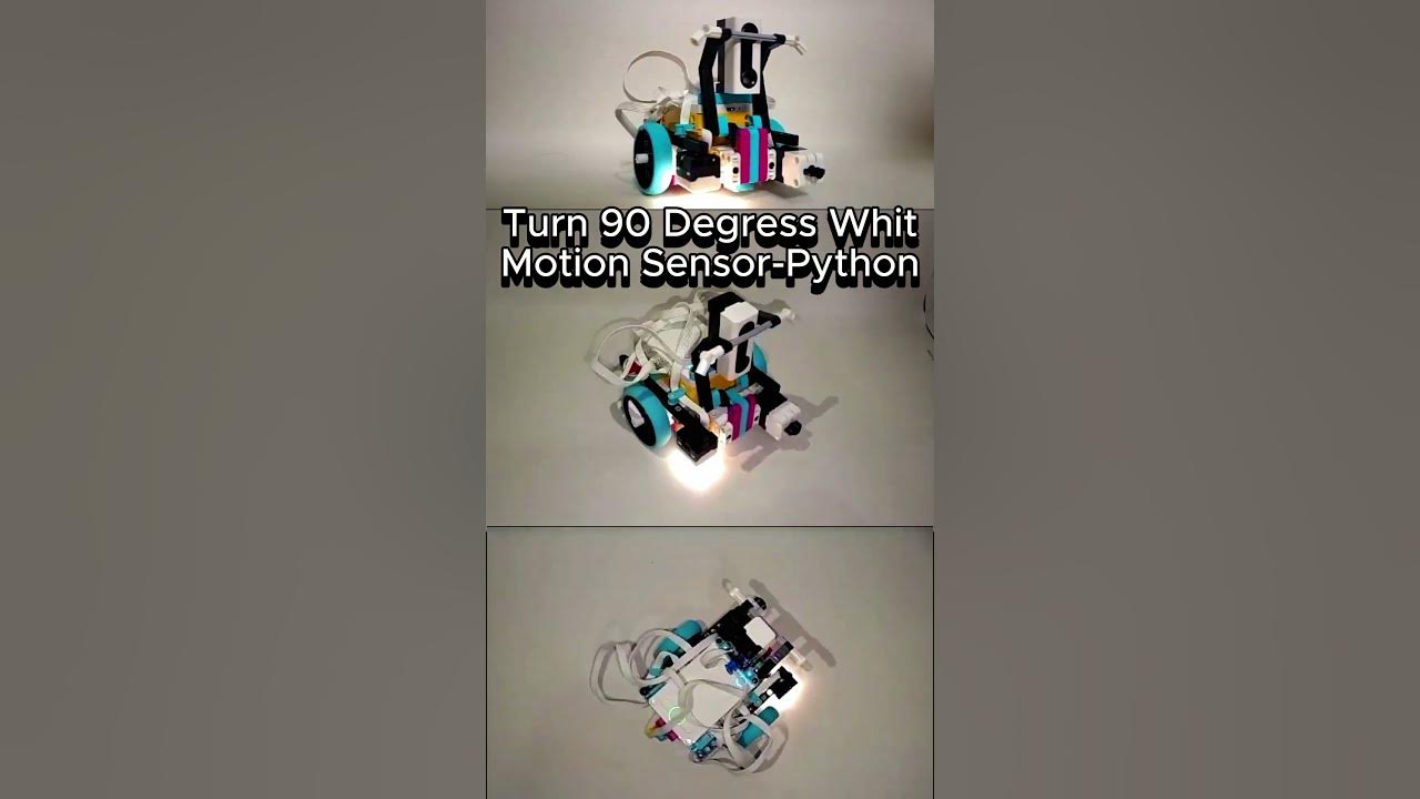 Turn your Robot Lego spike prime whit the Motion sensor in python. # ...