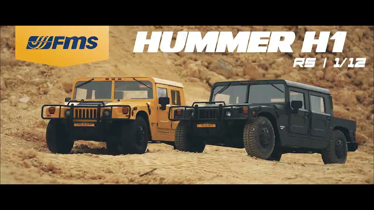FMS 1/12 scale Hummer H1 RS: The best RC Hummer model in the world ...