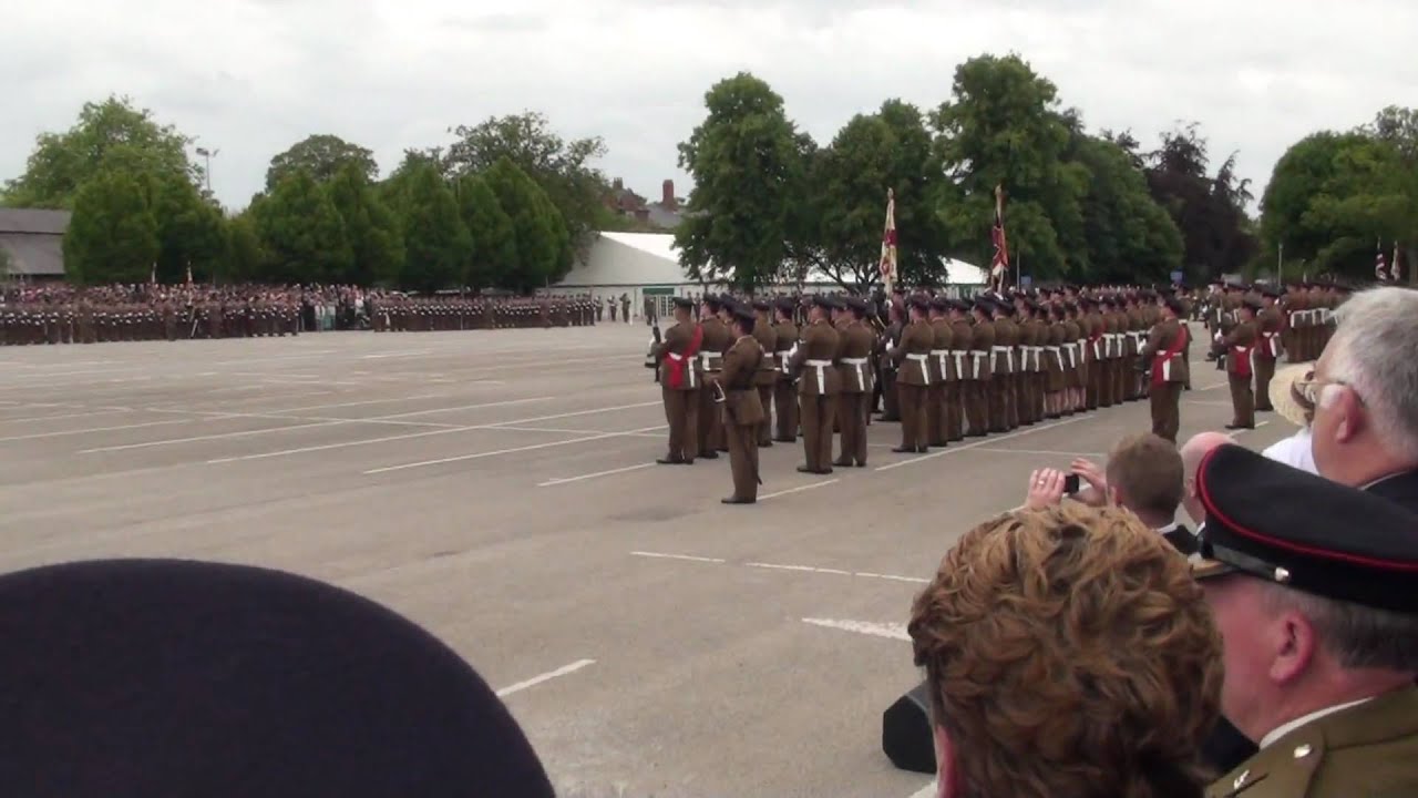 Yorkshire Regiment Colours Presentation 2/2 - YouTube