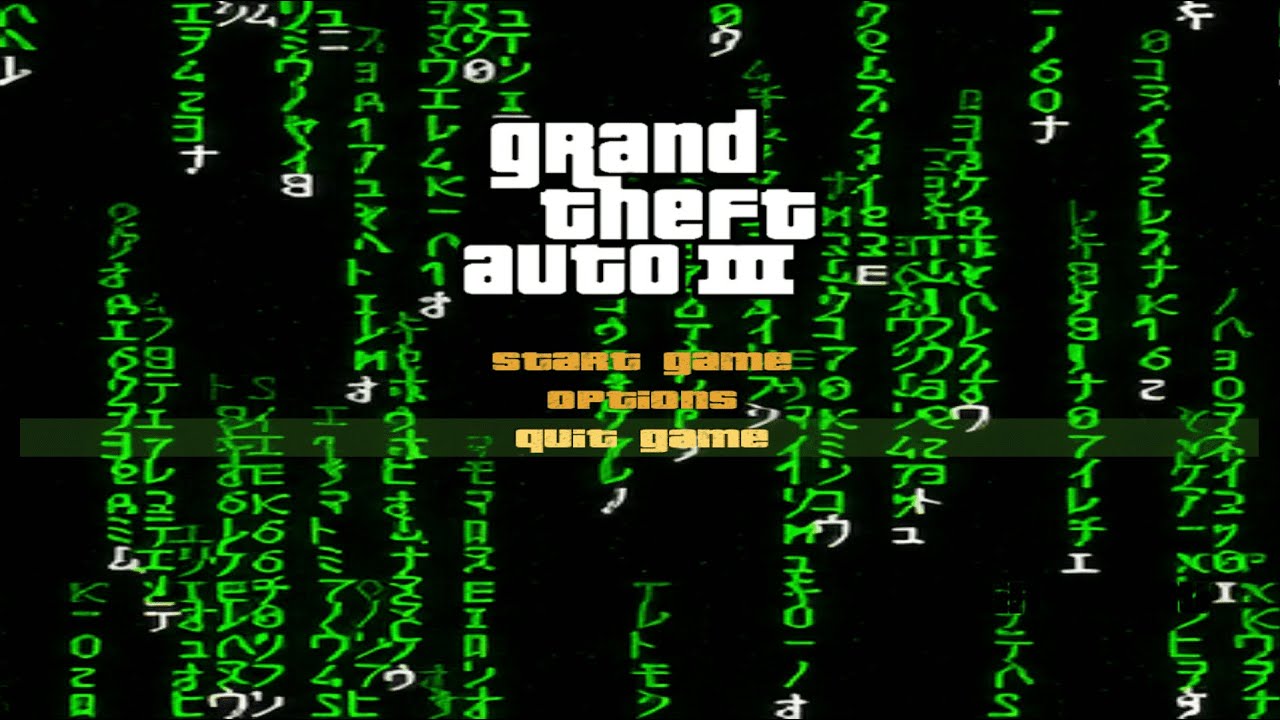GTA 3 Matrix Mod [INTRO] - YouTube