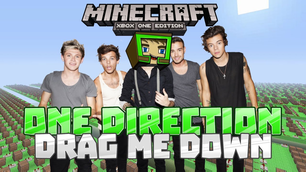 DRAG ME DOWN - One Direction - Minecraft Xbox One Noteblock Song - YouTube