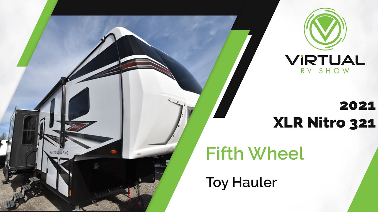 2021 XLR Nitro 321 Toy Hauler Fifth Wheel Walk-Through - YouTube