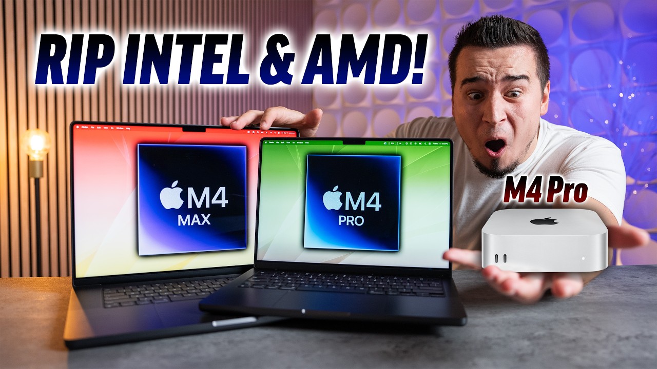 M4 Pro & M4 Max Mac LEAKS: Record-BREAKING Performance! - YouTube