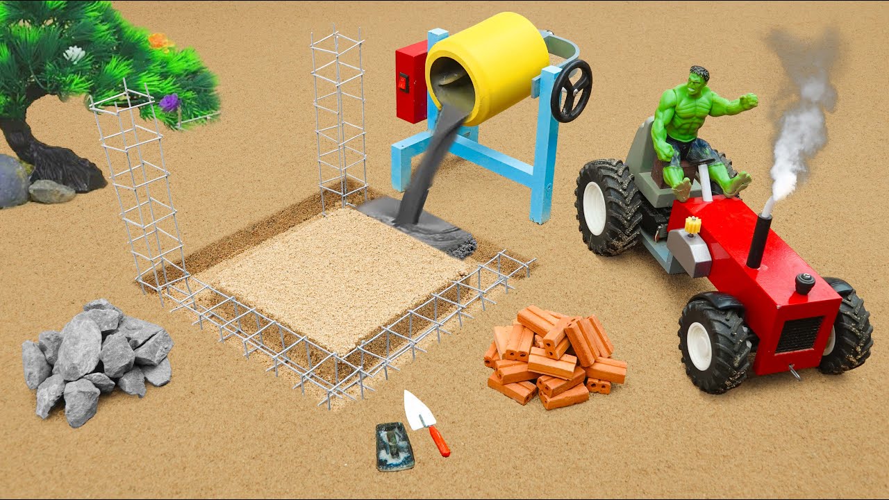 Diy tractor making fully land leveling machine for house building ...