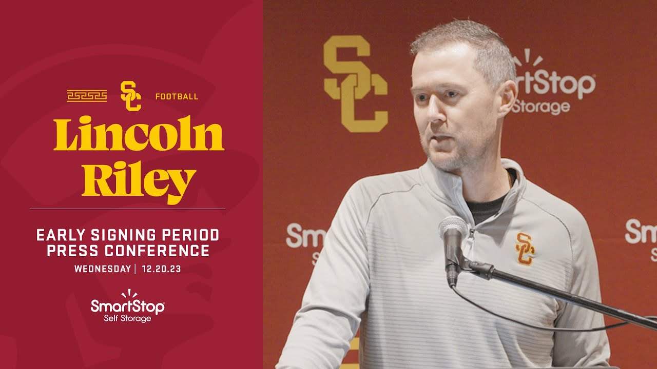 USC HC Lincoln Riley I Early Signing Period Press Conference 12.20.23 ...