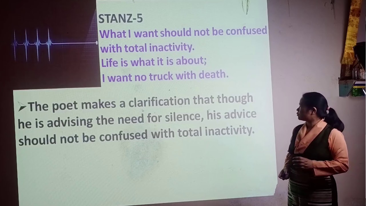 Class 12 English Keeping Quiet Part 2 YouTube Class 12 English Keeping Quiet Part 2 YouTube