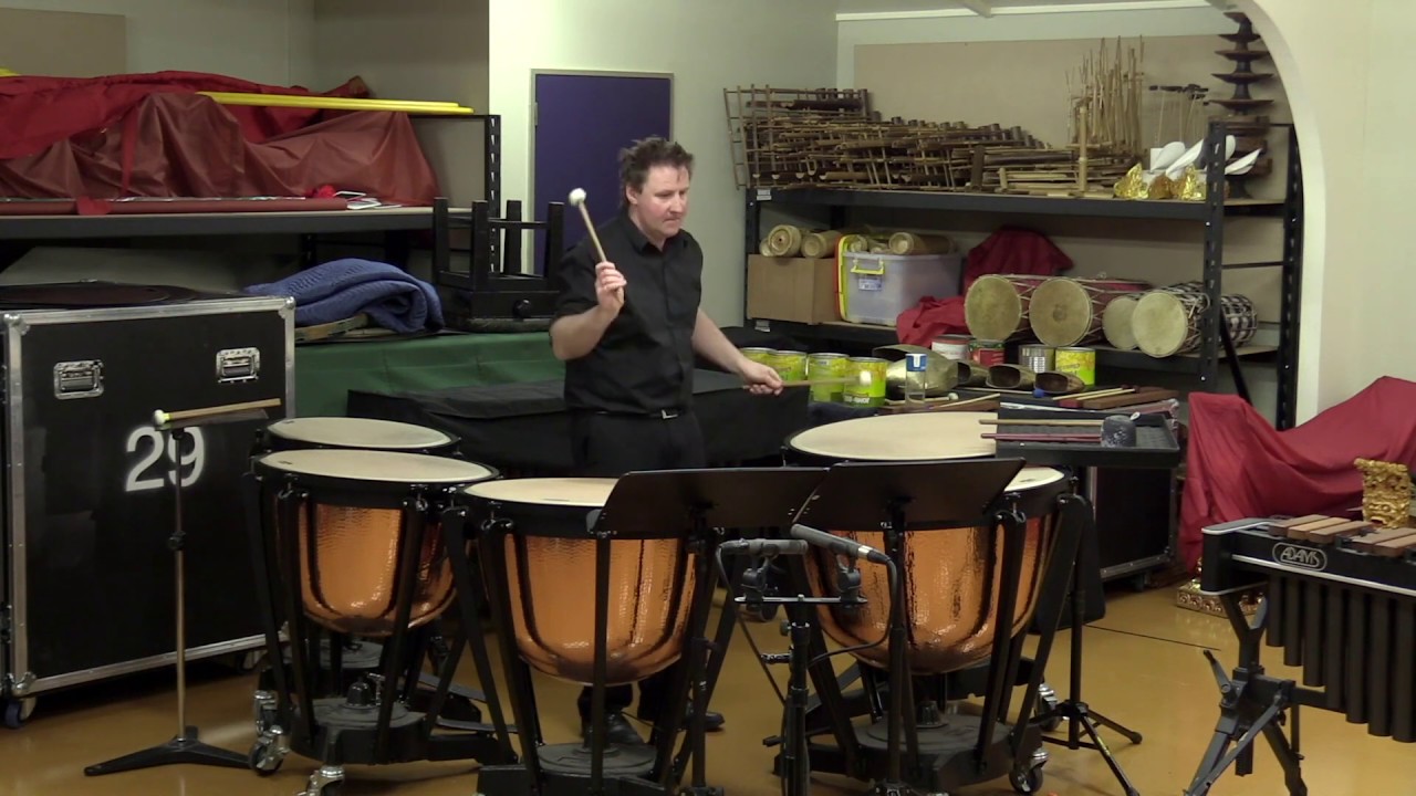 Three Movements for Five Timpani (1985) John Beck - YouTube
