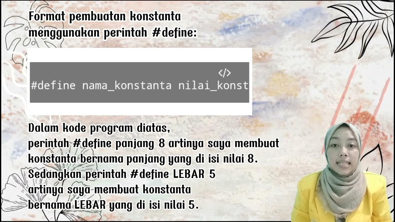 Tugas konstanta || mata kuliah algoritma pemprograman || kelompok 1‼️ ...