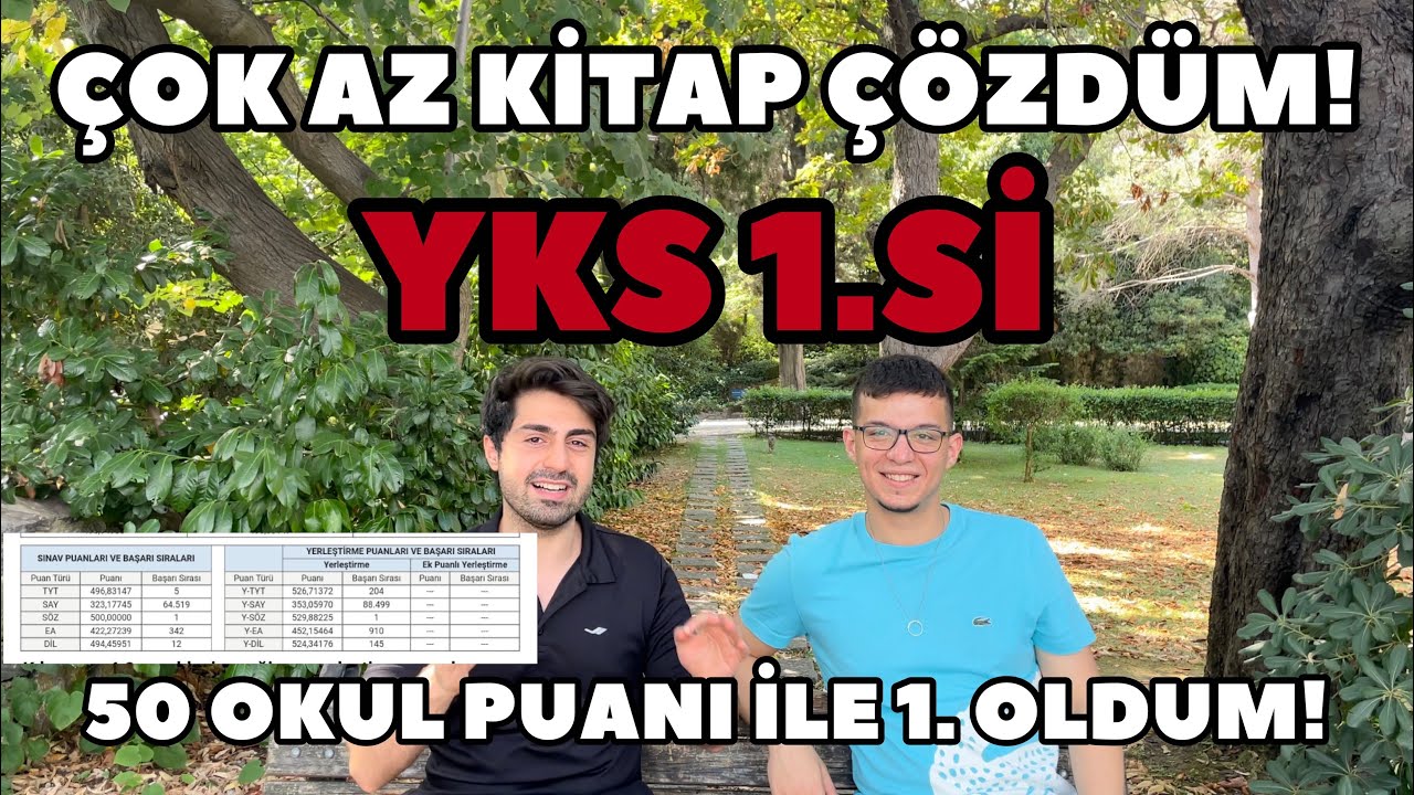 YKS Türkiye 1.si Nasıl Çalıştı? (Sınavda Derece Nasıl Yapılır?)- YKS ...