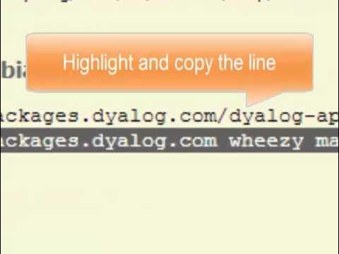 Installing Dyalog APL on the Raspberry Pi - YouTube