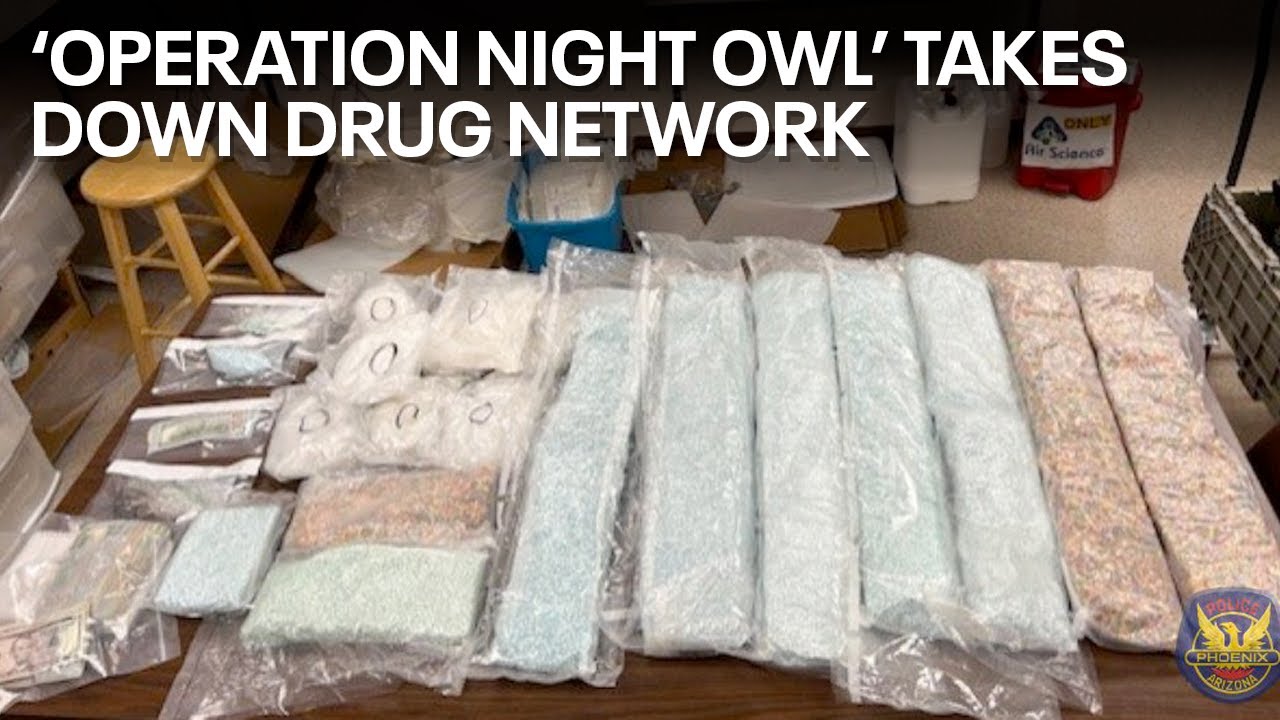 Fentanyl, meth and guns seized in Phoenix drug bust - YouTube
