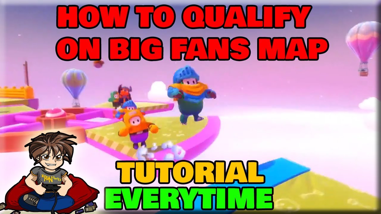 How To QUALIFY on BIG FANS Every Time | Fall Guys | Tutorial - YouTube